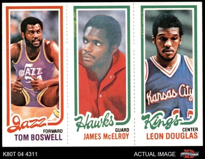 1980 Topps Tom Boswell / James McElroy / Leon Douglas 238 / 27 / 85 6 ...