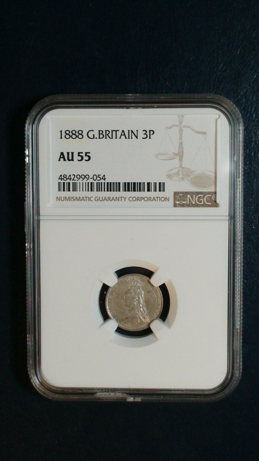 1888 Great Britain Threepence NGC AU55 3P Coin PRICED TO SELL NOW! | eBay