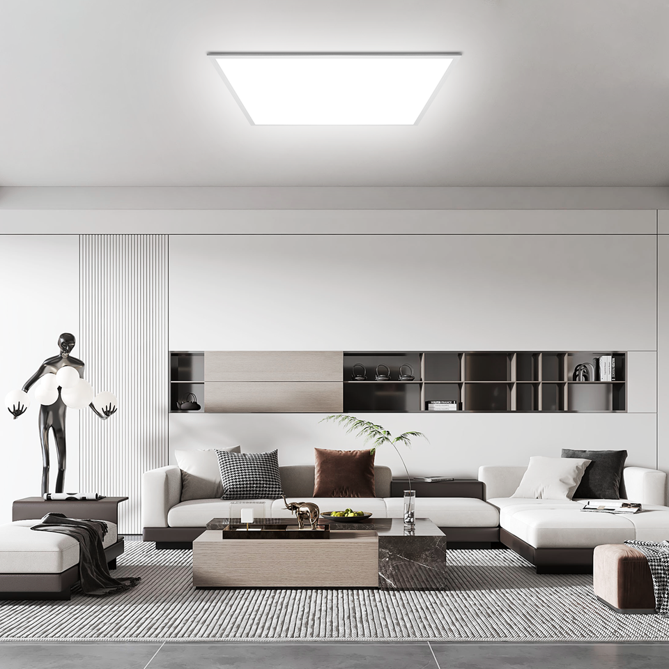 48W 600X600 LED Panel Light Suspended Ceiling Square Tile Grid 65K ...