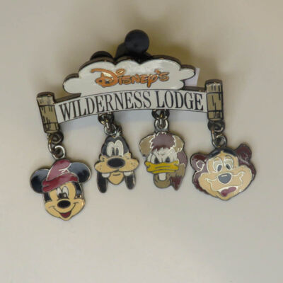 Disney Wilderness Lodge Dangle 4 Characters Pin | eBay