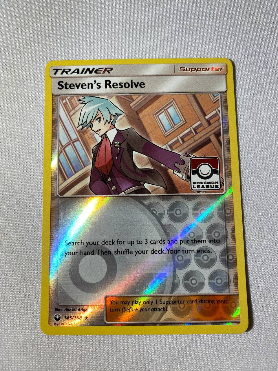 Steven's Resolve - Pokemon League Promo 145/168 - NM | eBay