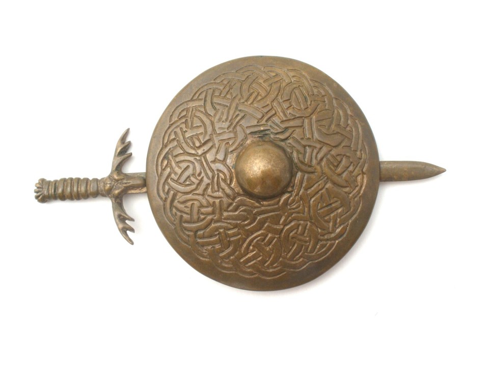 Sword & Shield Clasp Bronze Cloak Celtic Cape Celtic Master Ark ...