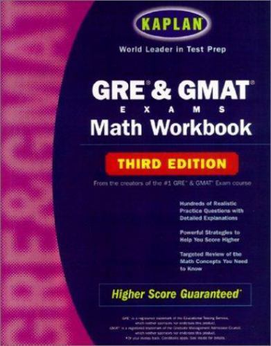 GRE/GMAT Math by David Stuart and Kaplan Educational Center Staff (2002 ...