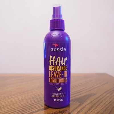 New AUSSIE Hair Insurance Leave-In Conditioner w/Jojoba Oil & Sea Kelp ...