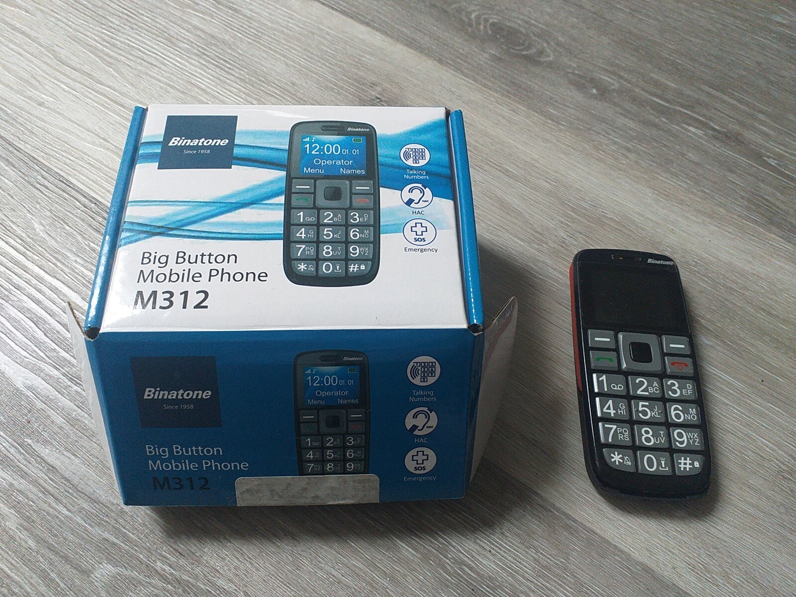 Binatone+SpeakEasy+Big+Button+B200+-+White+%28Unlocked%29 for sale ...