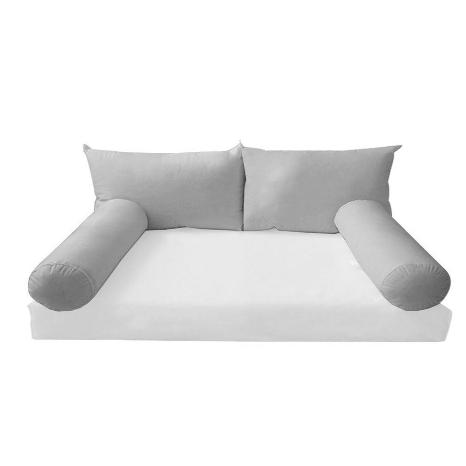 Outdoor Daybed Mattress Foam, Bolster Lumbar Pillow Insert, Deep Seat ...