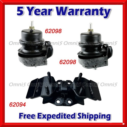 N668 Fits 2004-2006 Lexus LS430 4.3L Motor & Transmission Mount Set 3pc ...