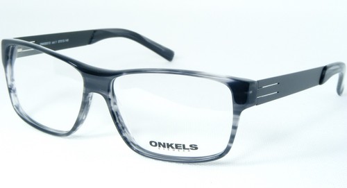 NEW ONKELS ONK90013 1 DEMI GREY /BLACK EYEGLASSES GLASSES FRAME 57-13 ...