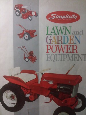 Simplicity Walk-Behind Wonder-Boy & 700 Lawn Garden Tractor Color Sales ...