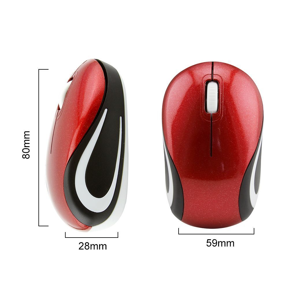 Cordless Optical Wireless Mouse Adjustable DPI Gaming Mice 2.4GHz For ...