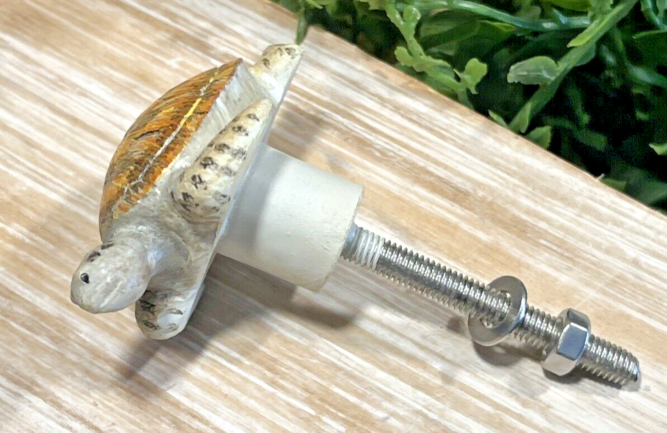 Antique Drawer Pulls Handles Sea Turtle Tortoise Kitchen Cabinets Door ...