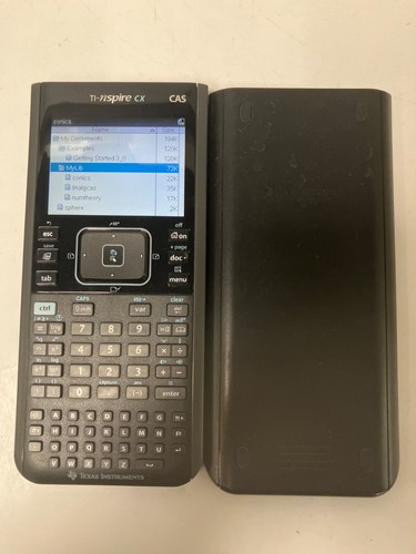 Texas Instruments TI-Nspire CX CAS Graphing Calculator With Slide Case ...