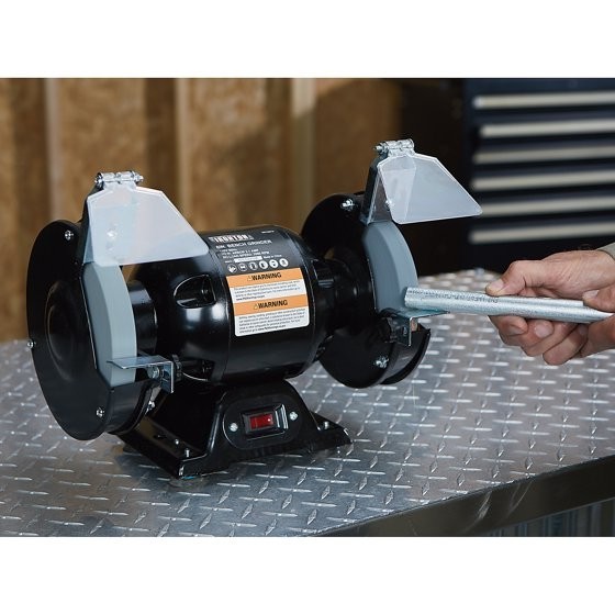 Ironton Benchtop Grinder with 6in. Wheel, 2.1 Amps, 1/2 HP, 3560 RPM ...
