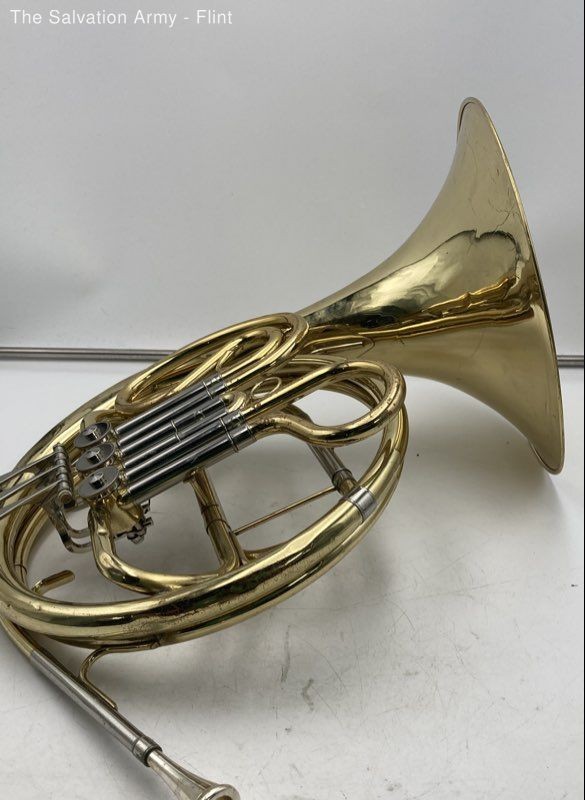 Brass Musical Instrument Gold Classic Orchestral French Horn With Case ...