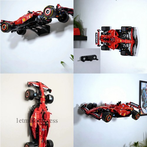 3x Offset Wall Mount for LEGO Technic Cars Ferrari SF-24 F1 Car 42207 ...