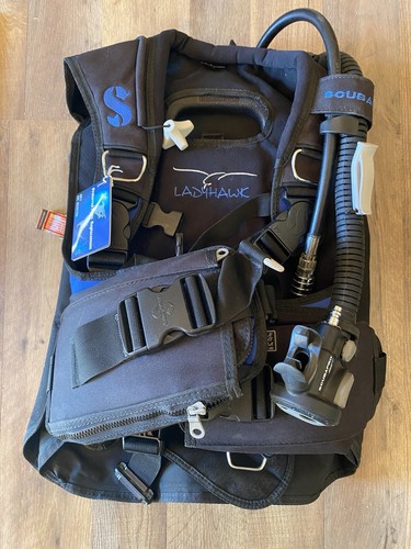 Scubapro Ladyhawk BCD W/Air 2, Medium, Black/Blue | eBay