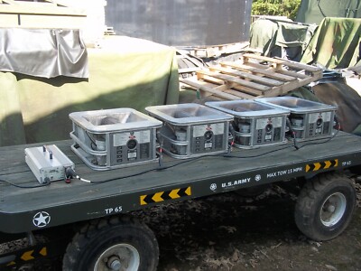 4-MKT-MILITARY SURPLUS MBU BURNERS +POWER UNIT+CORD ARMY FIELD KITCHEN ...