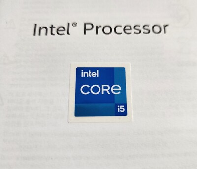 New Intel Core i5 sticker 10-pack 18mmx18mm | eBay