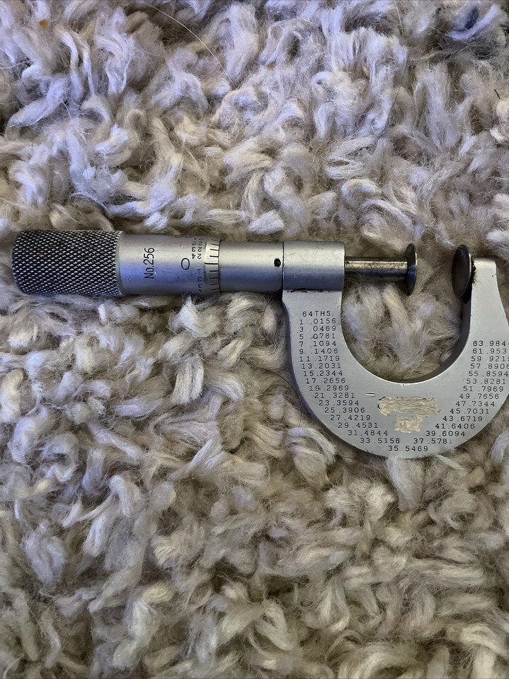 Starrett 256 Disc-Type Outside Micrometer | eBay