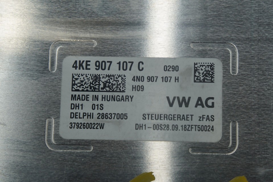 Advanced Driver Assist Camera Control Module 4KE907107C Lamborghini ...