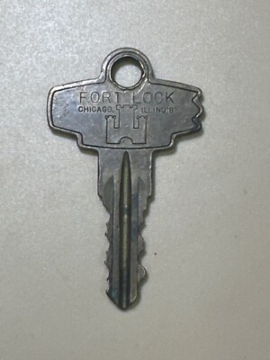 Vintage Factory FORT LOCK Key #1159 | eBay