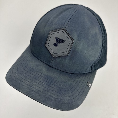 St Louis Blues Hocket Travis Matthews Faded Ball Cap Hat Snapback ...