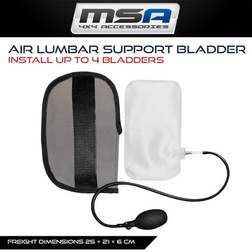 MSA Air Lumbar Support Bladder Pillow Pump Car 4x4 4WD Support System ...