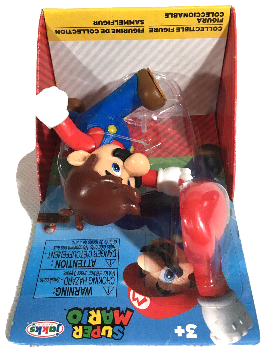 JAKKS PACIFIC WORLD OF NINTENDO SUPER MARIO HAT OFF ACTION FIGURE 2020 ...