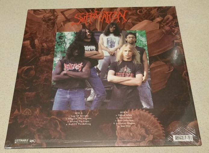 SUFFOCATION – Effigy Of The Forgotten Limited edition RED Vinyl ...