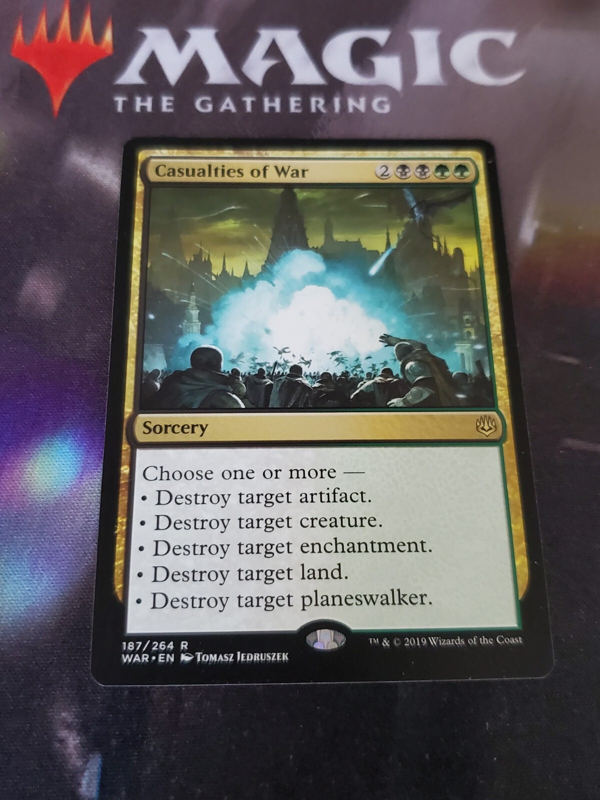 MTG Casualties of War War of the Spark 187/264 Regular Rare for sale ...