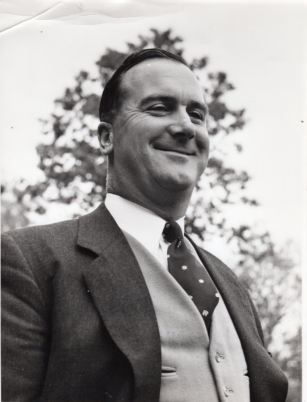 Original Press Photo Godfrey Evans of kent & England in waistcoat 1960s ...