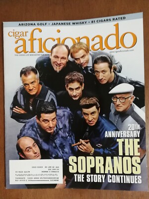 Cigar Aficionado Magazine April 2019 The Sopranos 20th Anniversary 425 ...