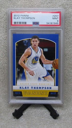 PSA 9 MINT KLAY THOMPSON 2012-13 Panini Basketball Rookie Card #207 ...