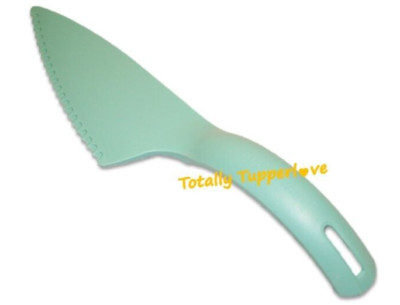 Tupperware Cake Cutter Pie Slicer Cut N Serve 12" Pastry Server Mint ...