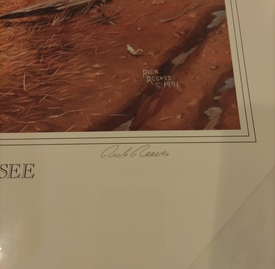 Rick Reeves Signed "Army Of Tennessee" Civil War Print 199/550 COA ...