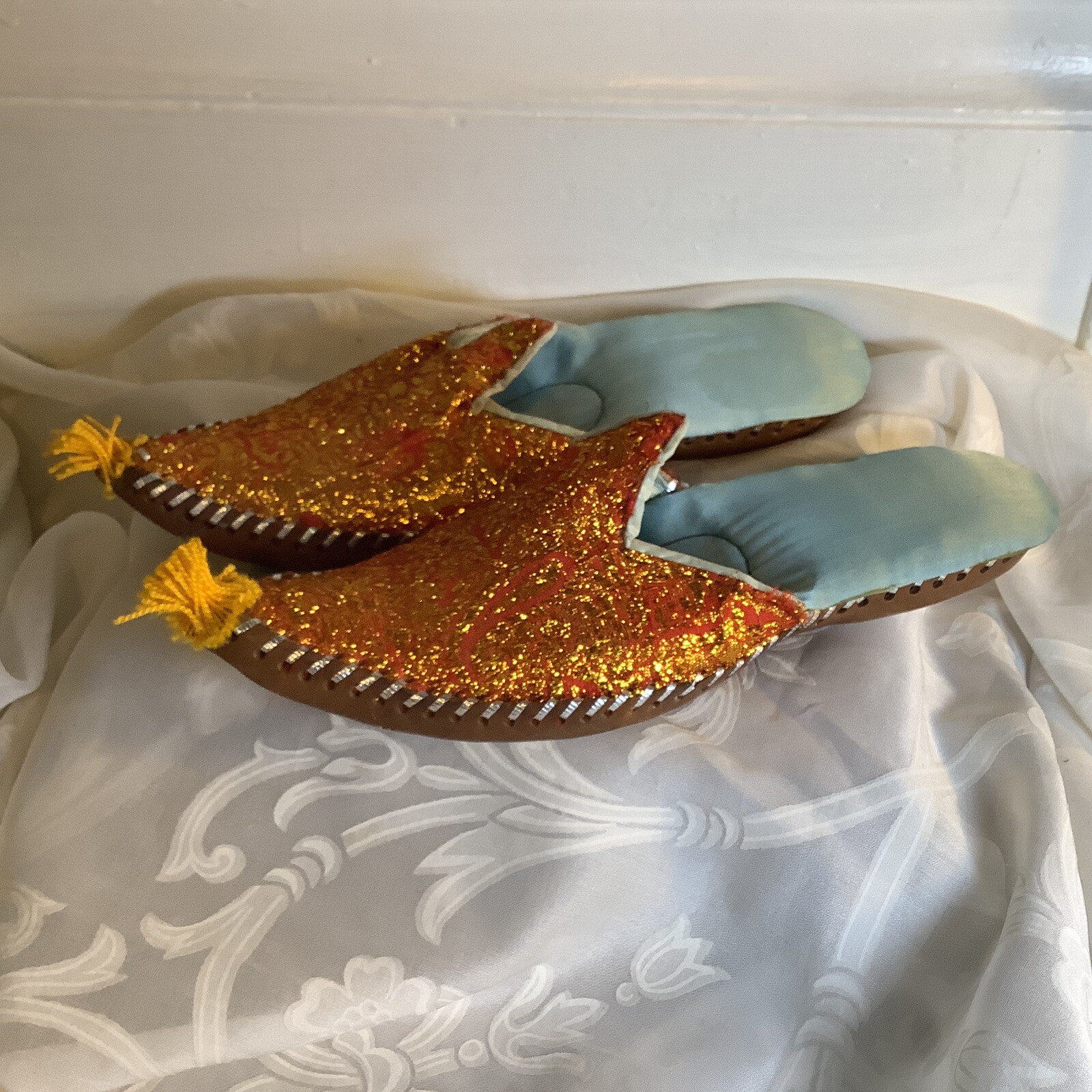 Traditional Vintage Aladdin Type Slippers Eastern Eur… - Gem