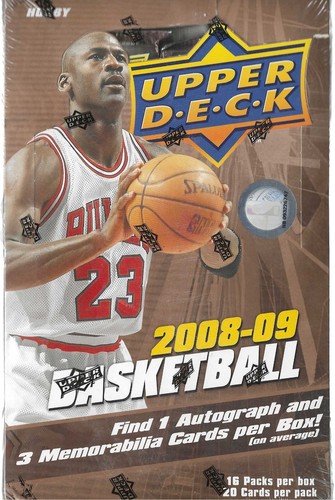 2008-09 Upper Deck NBA Basketball FACTORY SEALED HOBBY BOX! | eBay