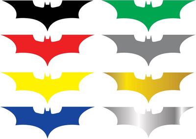 2x Batman Dark Knight Decal Car Window Comic Marvel DC Sticker set of 2 ...