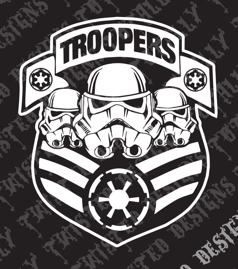 Star Wars storm trooper car truck vinyl decal sticker empire ...