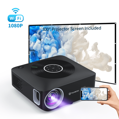 VANKYO 4K LED Video Projector Native 1080P 5G WiFi Home Theater Cinema ...