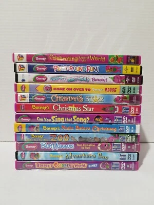 Barney DVD Lot of 12 | Grelly USA