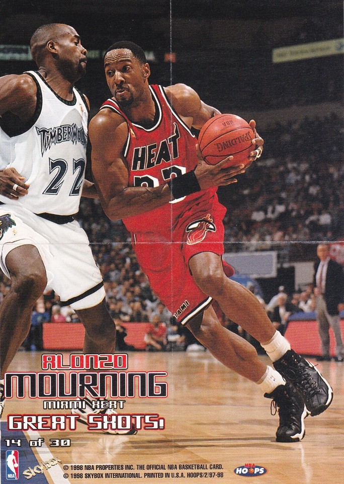 1997-98 Skybox Hoops GREAT SHOTS Mini Posters SET (30) Kobe-Iverson ...