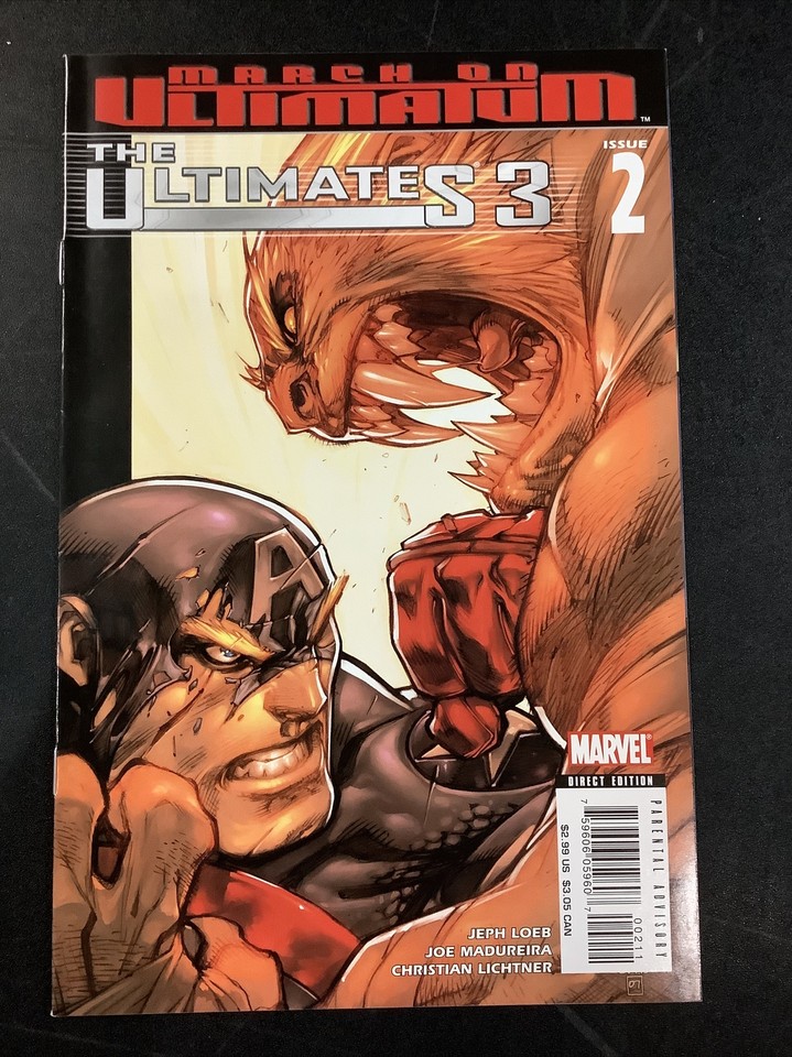 ULTIMATES 3 #1 - 5 COMIC BOOK LOT FULL SERIES JEPH LOEB JOE MADUREIRA ...