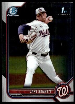 2022 Bowman Chrome Jake Bennett Rookie G36 Washington Nationals #BDC ...