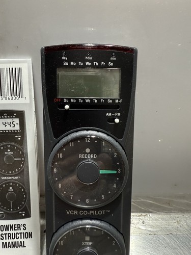 VCR CO-PILOT Remote Control Works on All VCRs Program Timer Combo ...