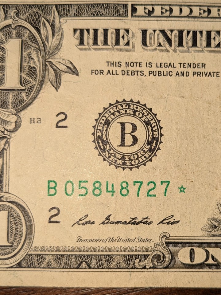 2013 B Series $1 Duplicate Star note. Washington DC Printed | eBay