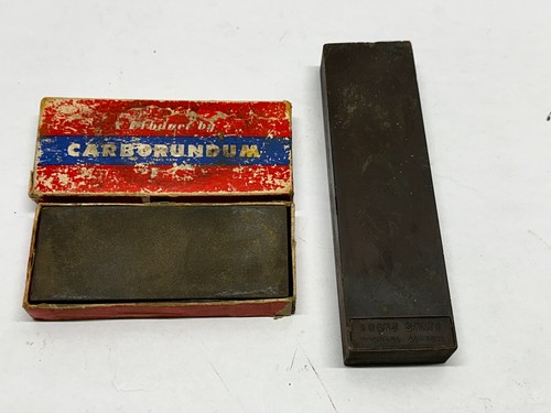 2x Antique Combination Sharpening Stone Carborundum S1C, Franz Swaty ...
