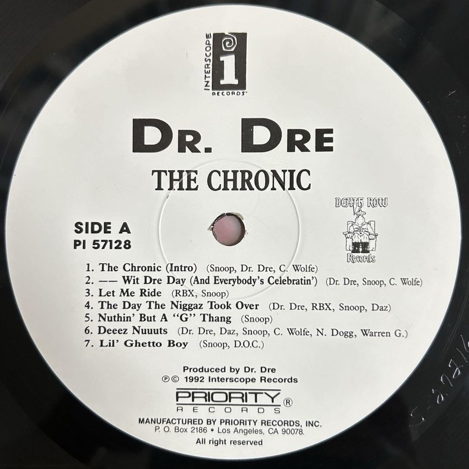 [Rare US Original] Dr. Dre ‎/ The Chronic LP Record | eBay