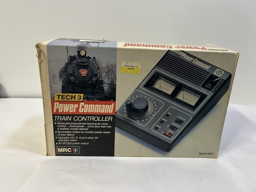MRC Tech 3 Power Command Train Controller 9500 30 VA Model Railroad DC ...