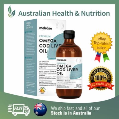 MELROSE PREMIUM COD LIVER OIL 500ML // ORANGE FLAVOUR + FREE SAME DAY ...